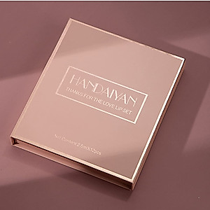 Petansy 12 Colors Matte Lipstick Set Liquid Lipstick Kit Long Lasting Waterproof Lip Gloss Set with Gift Box