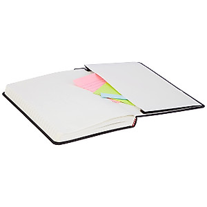 Amazon Basics Classic Notebook, 240 Pages, Hardcover - 5 x 8.25-Inch, Line Ruled Pages