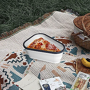 Pizza container, Silicone pizza container, 5 plate pizza container, Reusable pizza storage, Expandable pizza container