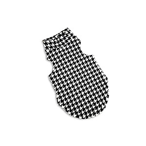 Classic Houndstooth Dog Fleece Coat, Winter Dog Coat, Dog Fleece Jacket, Winter Dog Clothes, Fits Dogs XS to 5XL (S 7-10 lbs)