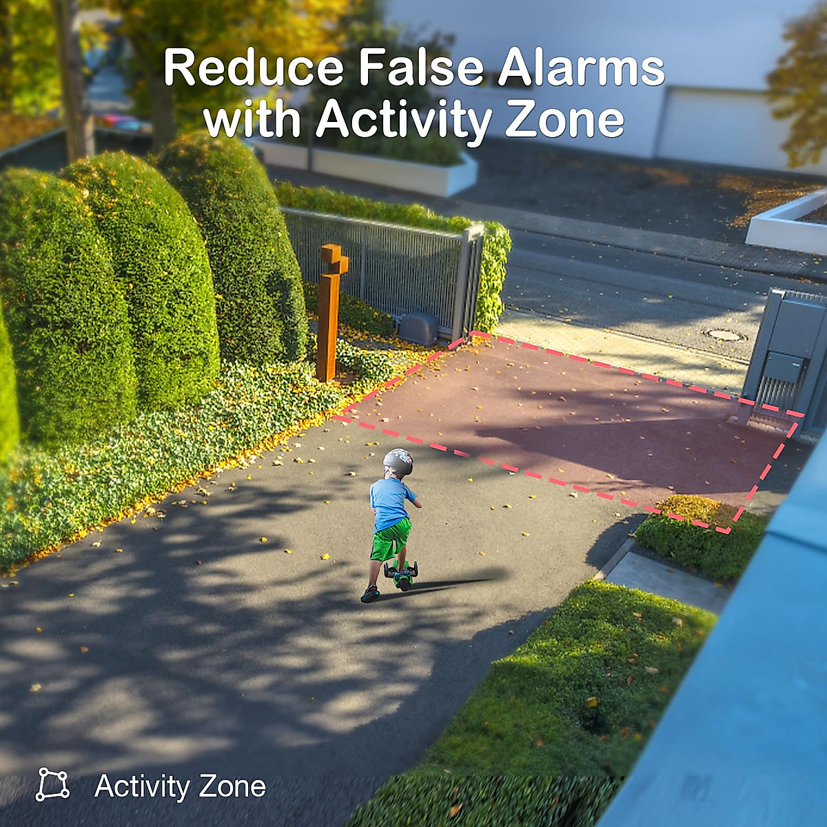 Sense-U Baby Security Camera 2 for Outdoor or Indoor, HD Smart Monitor for Baby, Pet, Human, with Night Vision, PIR Motion Detection, Siren Alarm, No Monthly Fee