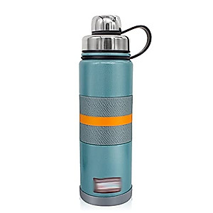 MMLLZEL Stainless Steel Thermos Flask Vacuum Sports Tumbler Heat Preservation Water Bottle Portable Mug Insulated Cup (Color : D, Size : 500ml)