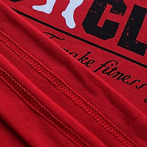 Muscle Alive Mens Bodybuilding Stringer Tank Tops Cotton Racerback Size L Red