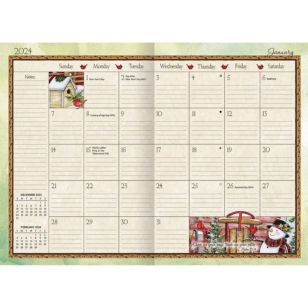 LANG Bountiful Blessings™ 2024 Monthly Pocket Planner (24991003158)