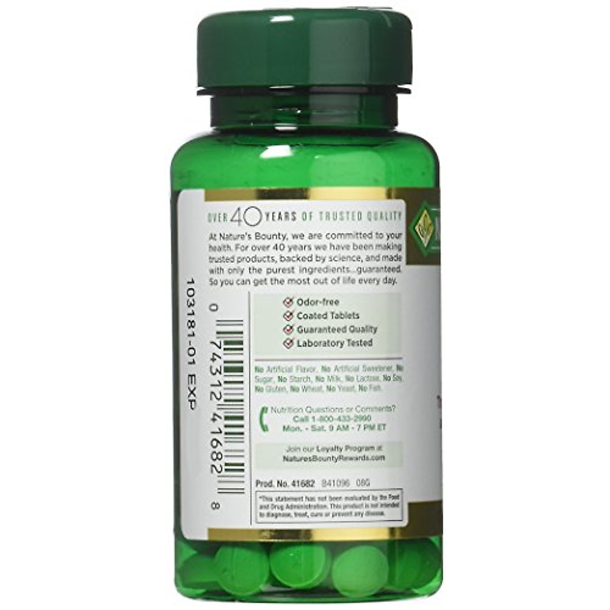 Nature's Bounty Garlic, 2000mg, 120 Coated Tablets (Pack of 2), 2 Bottles Each of 120 Tablets