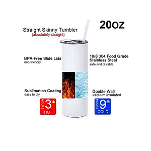 20 Oz 2 STRAW La Doble PP X Bichota Stainless Steel Straight Skinny Tumbler Birthday Diy Gift For Women,Men, Friends,Family