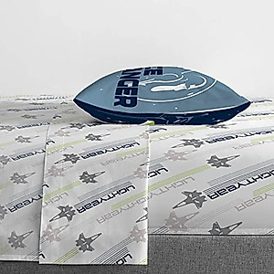 Jay Franco Disney Pixar Lightyear Ready to Go 5 Piece Twin Size Bed Set - Includes Comforter & Sheet Set - Bedding Features Buzz - Super Soft Kids Fade Resistant Microfiber (Official Product)