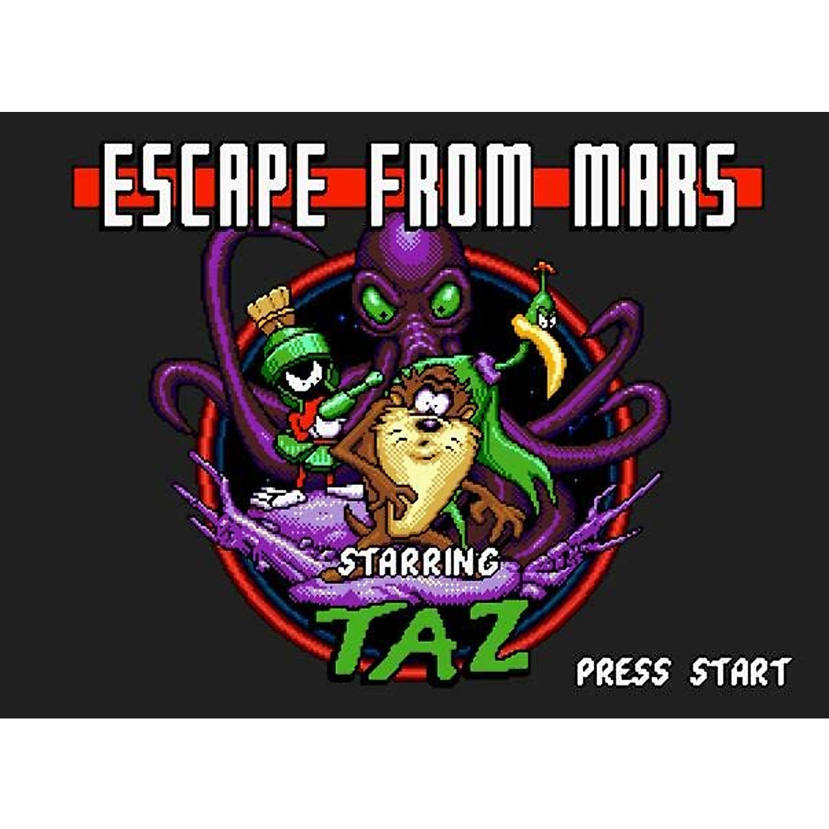 Taz in Escape from Mars 16 bit MD Game Card For Sega Mega Drive For Genesis-JP-SHELL