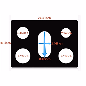 Anti Spill gas stove burner covers.Range oven covers top protector,Cooktop Protector,Whole piece design 30 inch,Keep the stove top clean.