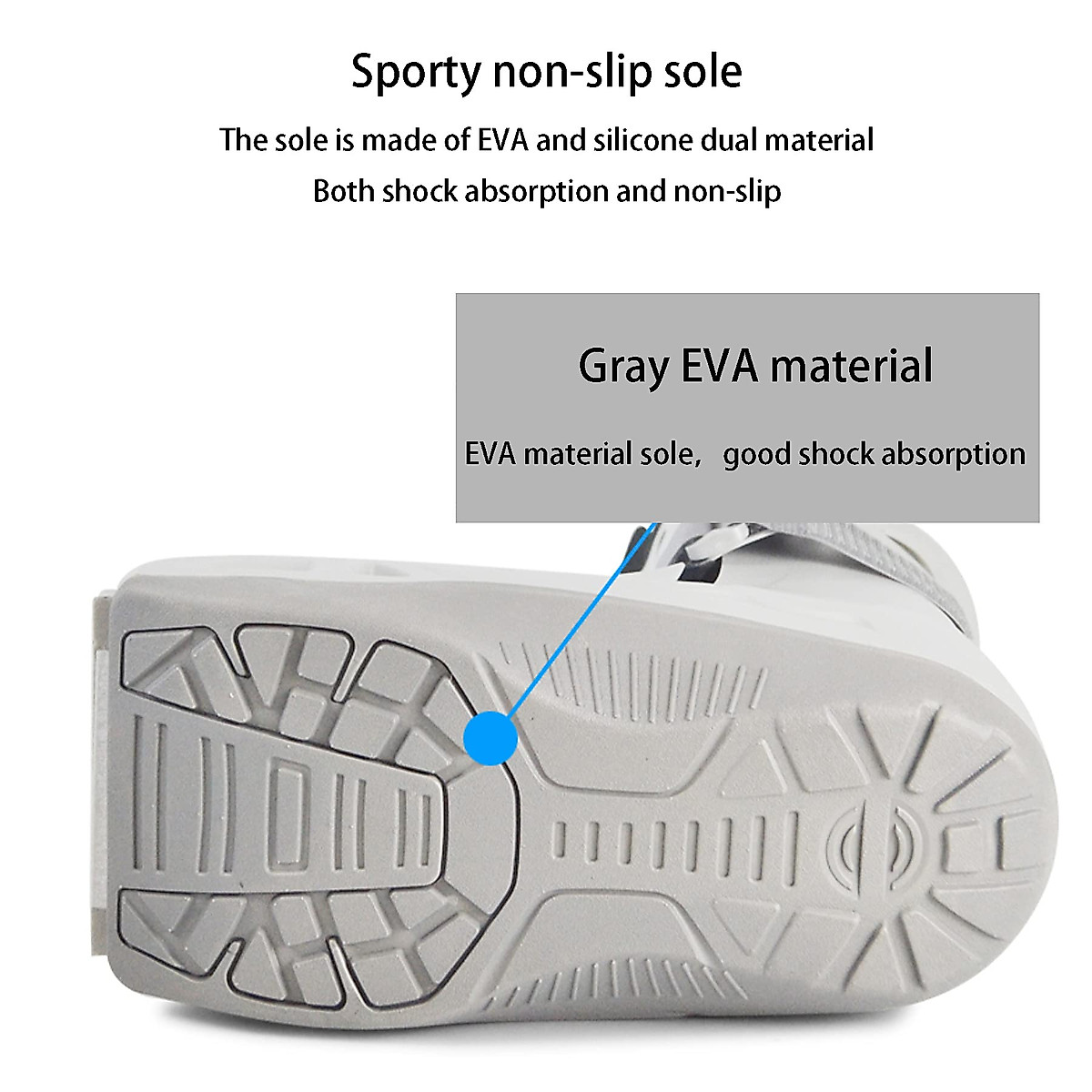 Walking Boot Medical Orthopedic Walker Boot for Ankle and Foot Injuries for Broken Foot Sprained Ankle Fractures or Achilles Surgery Recovery Inflatable Surgical Leg Cast,Lager