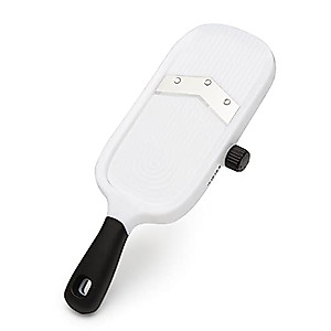 Amazon Basics - Hand-held Mandoline Slicer, White, 11.3" X 4.5" X 2.5"