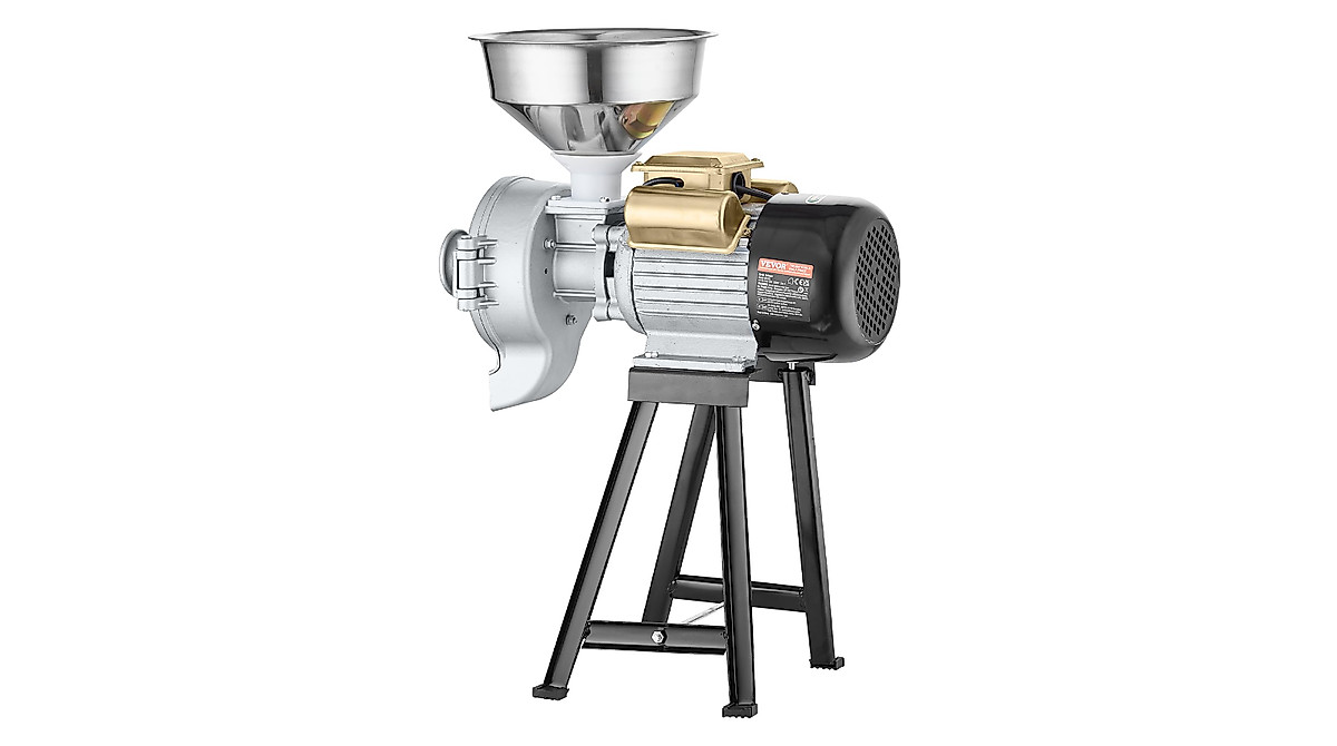 VEVOR 3000W Electric Grain Mill Grinder - Heavy Duty Commercial Food ...