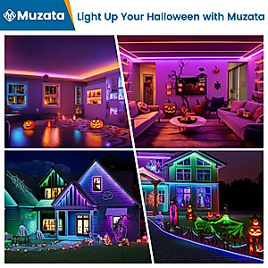Muzata 6Pack 3.3FT/1M Wider LED Channel System with Milky White Cover Silver Aluminum LED Strip Channel for Waterproof LED Strips up to 16mm U102 WW