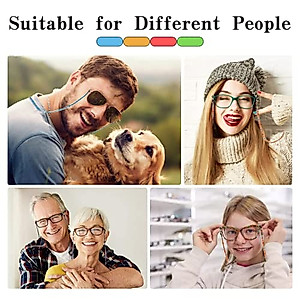 【10 Pieces】Glasses Strap Eyeglasses Holder, Eye Glasses String Strap, Anti-Slip Sunglasses Strap Chain with Hooks, Folk Style Glasses Lanyard Necklace Stylish Eyewear Retainer for Men Women (10pcs)