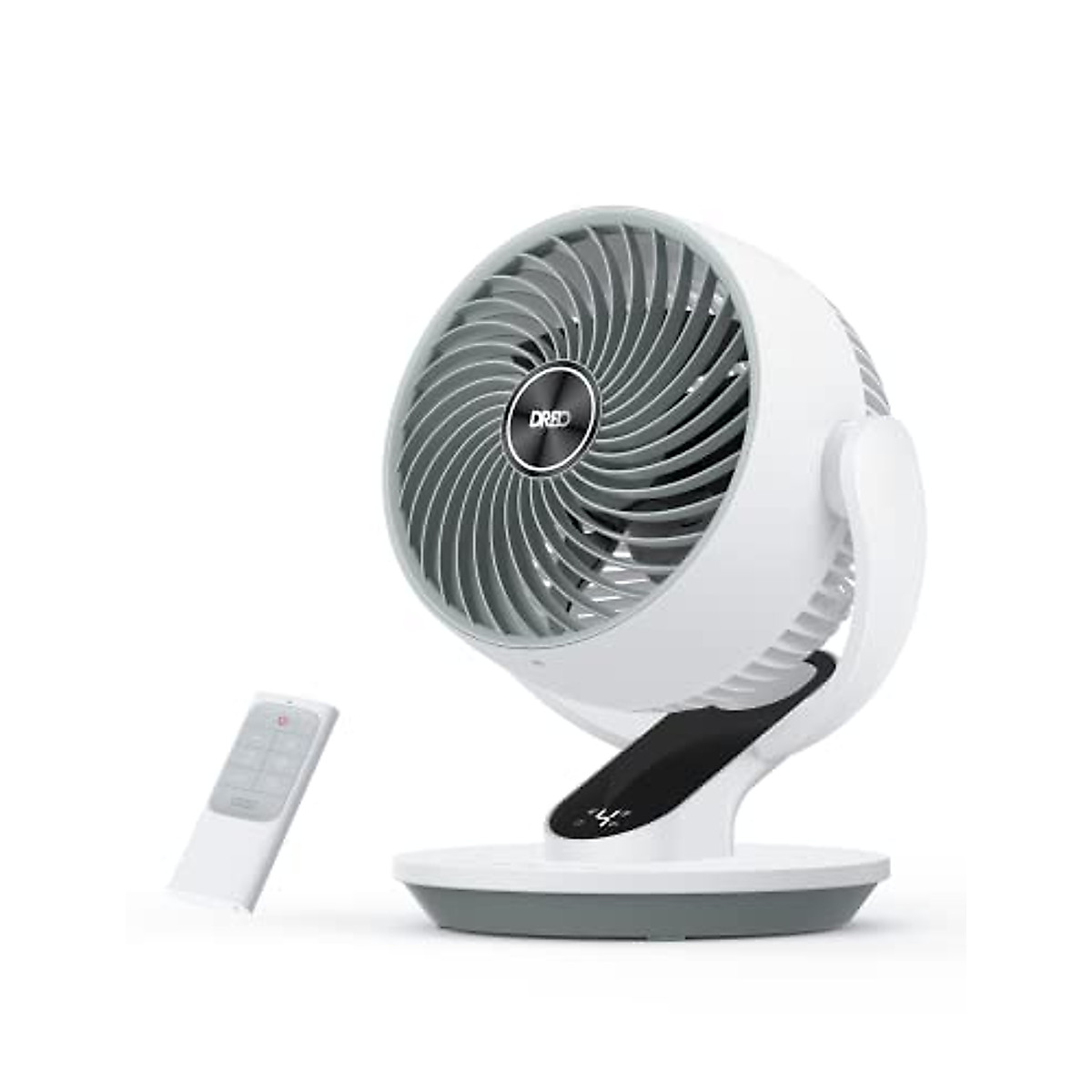 Dreo Oscillating Fan for Bedroom, 9 Inch Quiet Table Fans for Home Whole Room & Tower Fan with Remote, Smart Oscillating Quiet Fans for Bedroom