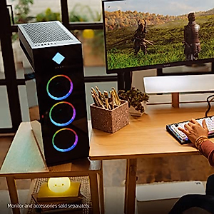 HP OMEN 45L Gaming Desktop, 13th Generation Intel Core i9-13900KF, 16 GB RAM, 1 TB Solid State Drive, NVIDIA GeForce RTX 4070 Ti Graphics, Windows 11 Home, GT22-1082 (2023)