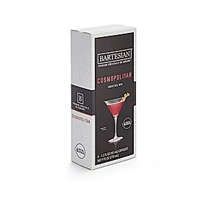 Bartesian Cosmopolitan Cocktail Mixer Capsules, Pack of 6 Cocktail Capsules, for Bartesian Premium Cocktail Maker (55352)