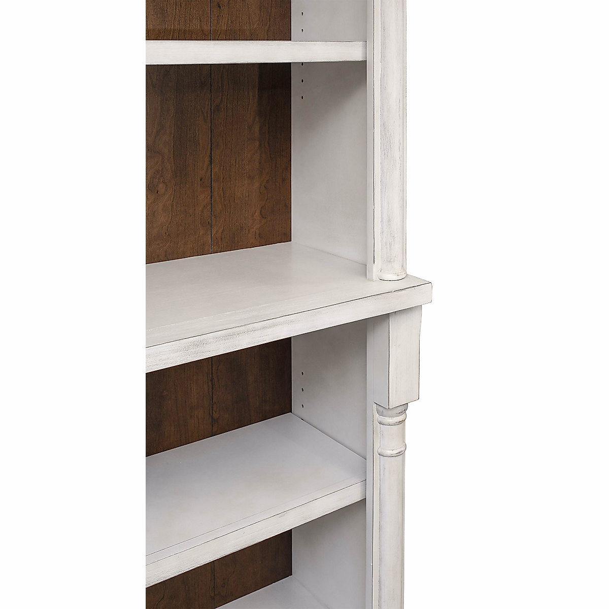Martin Furniture 3 Open bookcase, White