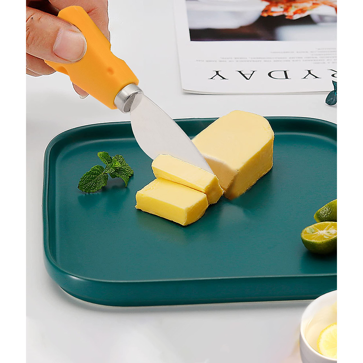 3pcs Cheese Knife Set, Stainless Steel Cheese Knives, cheese spoon, cheese fork, suitable for gift giving