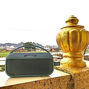 JCHPINE Silicone Cover Case for Bose SoundLink Flex Bluetooth Portable Speaker, Protective Skin Sleeve for Bose SoundLink Flex Speaker Accessories (Only Silicone Case) (Stone Blue)