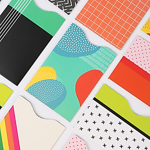 LotFancy RFID Blocking Sleeves (19 Pack, 14 Credit Card Protectors + 5 Passport Sleeves) for Identity Theft Protection, RFID Sleeves with Bright Color