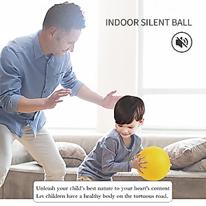 BUHOET 7-Inch Uncoated High Density Foam Ball-for Over 3 Years Old Kids Foam Sports Balls-Soft and Bouncy, Lightweight and Easy to Grasp Foam Silent Balls are Safe for Younger Children(Rose Purple)