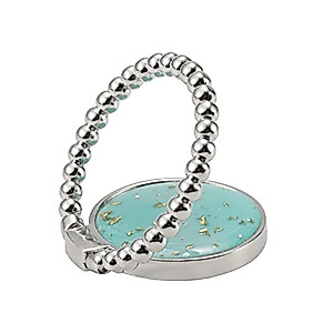 LAX Gadgets  Cell Phone Ring Holder - Finger Ring for Phone Case Easy Back Grip, Stand, Holder for All Smartphones Including iPhone & Android Phone - Laurel Turquoise