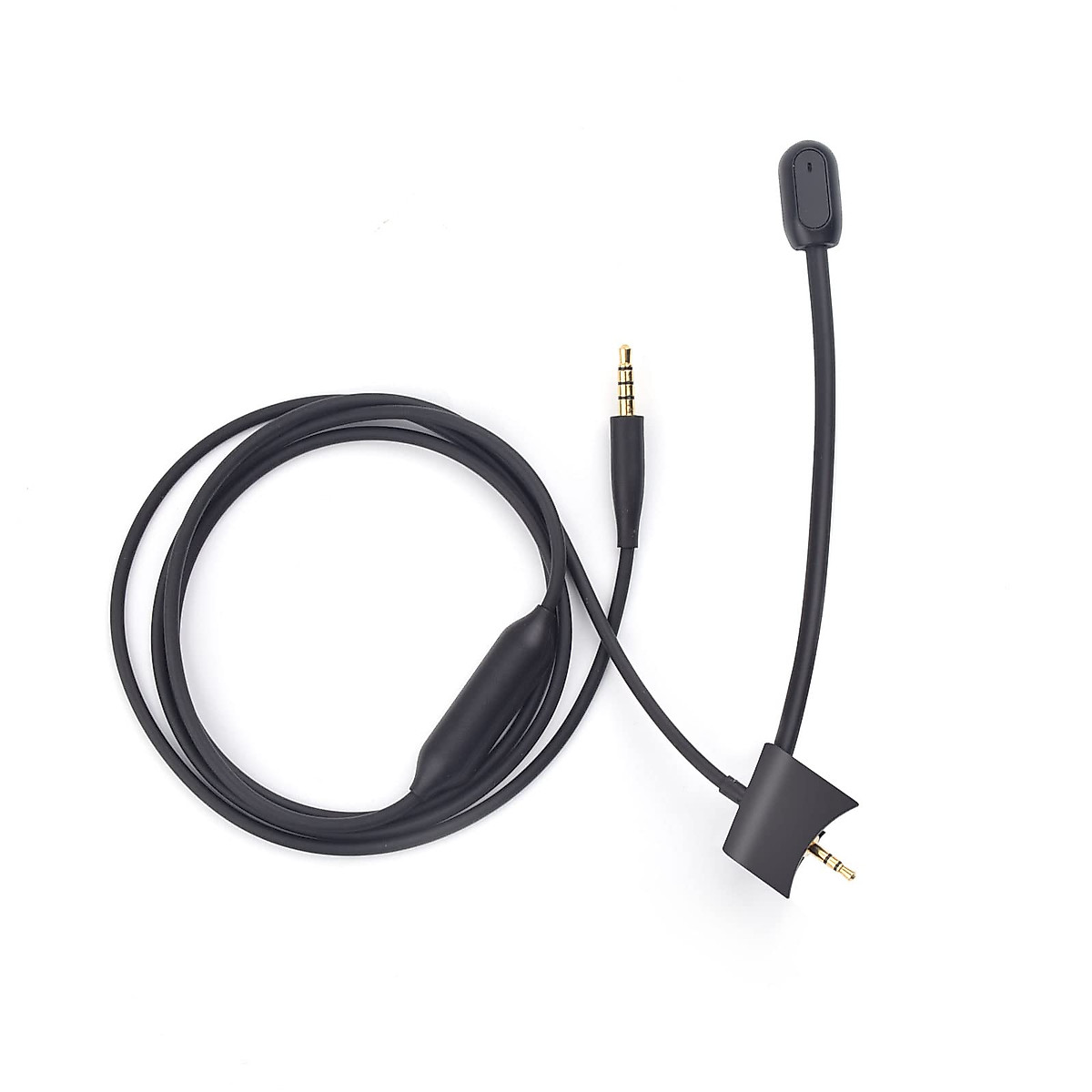 Sqrgreat Boom Microphone Cable Compatible with Bose QuietComfort 35 (QC35) & Quiet Comfort II (QC35 II) Headphones Volume Control for Playstation PS4 or Xbox One Controller, Black