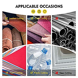 Magicfly Rotary Cutter Set, 45mm and 28mm Fabric Cutters Kit with Extra 10 Blades, A3 Double-Sided Self Healing Cutting Mat, 12x6 Inch Quilting Ruler for Sewing, Fabric Cutting, Art Crafting