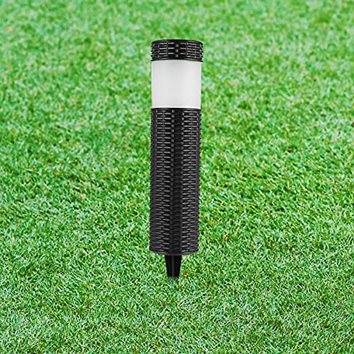 Uonlytech Outdoor Landscape Lights 2pcs Solar Lawn Ground Light Garden Stake Night Lamp Yard Walkway Light Stake Landscape Lights Decorative Garden Lamps Outdoor Garden Lights