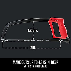 CRAFTSMAN Hand Saw, 12-Inch Hacksaw (CMHT20138)