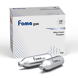 FOMAGAS Whipped Cream Chargers, 150 Pack