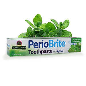 Nature's Answer Periobrite Toothpaste Coolmint | Natural Enamel Whitening | Great for Sensitive Teeth | Fresh Breath | Cavity Protection