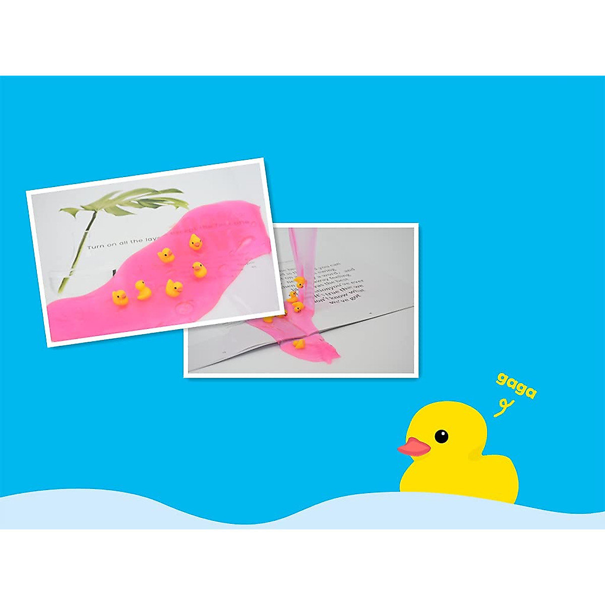 Yuronam 70 Pcs Tiny Ducks Mini Resin Ducks Miniature Ornaments for Slime, Dollhouse, Garden Decoration(Mixed Duck)