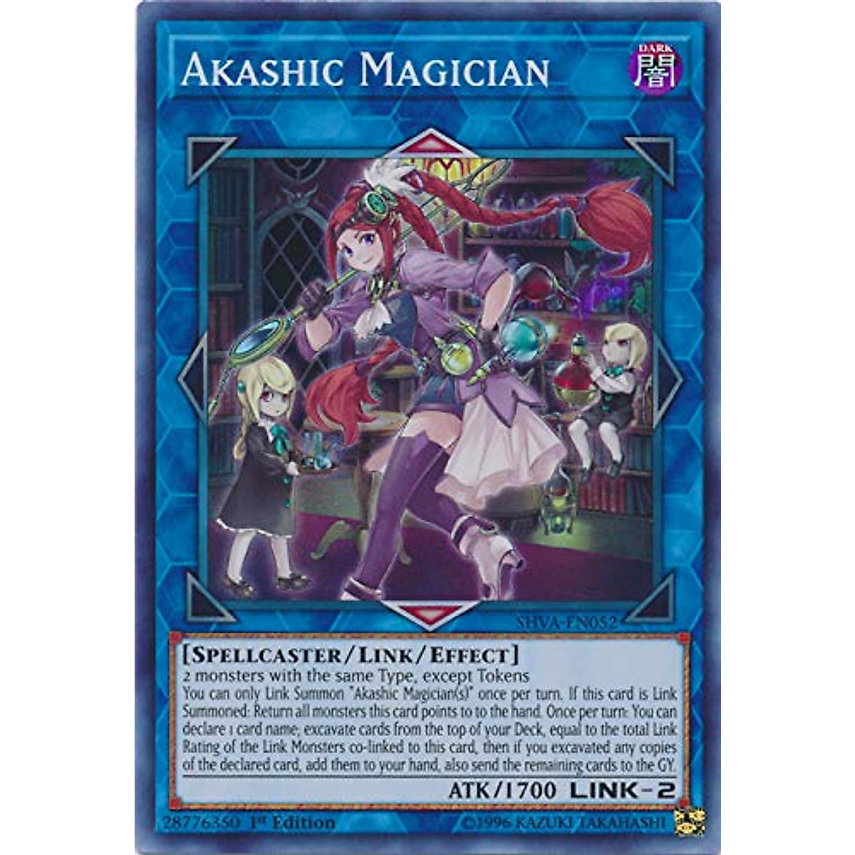 Yu-Gi-Oh! - Akashic Magician - SHVA-EN052 - Super Rare - 1st Edition - Shadows In Valhalla
