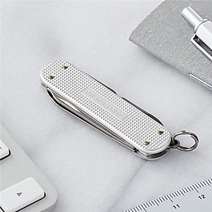 Victorinox Swiss Army Classic Pocket Knife (Silver Alox)