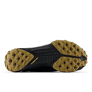 New Balance Men's Minimus 10 V1 Trail Running Shoe, Black/Silver, 9