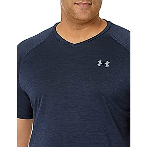 Under Armour Men's Tech 2.0 V-Neck Short-Sleeve T-Shirt , Academy Blue (408)/Steel , X-Large