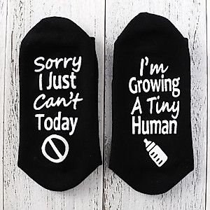 TITTOK Pregnancy Gift New Mom Gifts Growing a Tiny Human Mom Socks Mom to Be Gift Pregnant Mom Gift Mother's Day