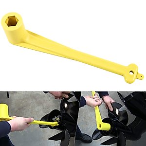 Yoursme Polymer Light-Weight Propeller Wrench 1-1/16" Nut Wrench for Mercury/Alpha Replaces 91-859046Q4 (Yellow)