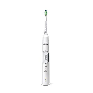 Philips Sonicare HX6877/84 ProtectiveClean 6100 Sonic Electric Toothbrush with InterCare Brush Heads, Built-in Pressure Sensor and 3 Brushing Modes and Intensities