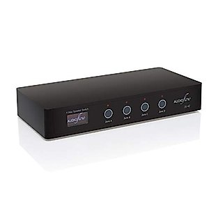 Audioflow 4 Way Speaker Switch Selector Box Smart Wi-Fi