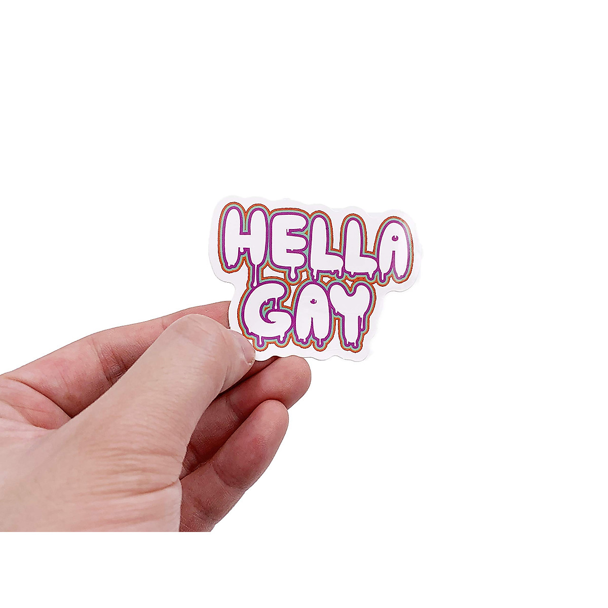 38 PCS The Original Funny Gay LGBT Prank Bumper Stickers [Updated] Extra Large for Cars, Trucks and Luggage I Am So Gay I Can't Even Drive Straight Sticker Variety Pack