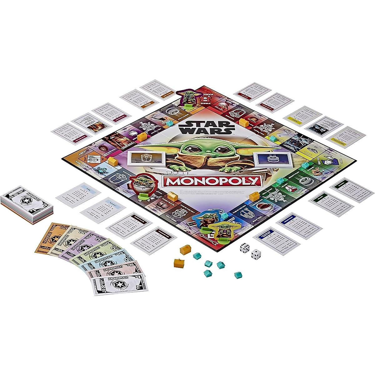 Monopoly: Star Wars The Child Edition Board Game for Families and Kids Ages 8 and Up, Featuring The Child, Who Fans Call Baby Yoda