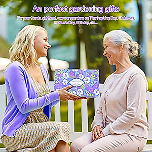 EAONE 43Pcs Garden Tools Set with Basket, Floral Gardening Hand Tools, Gardening Gifts for Women and Plant Lovers, Heavy Duty Tools Kit Including Gardener Gloves, Trowel, Weeder Hand Rake and Pruner