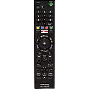 RMT-TX100U Universal Remote Control for Sony-TV-Remote All Sony LCD LED HDTV Smart bravia TVs - No Setup Needed