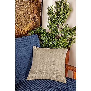 Deco 79 Modern Square Cotton Pillow 7"W x 18"H Light Green