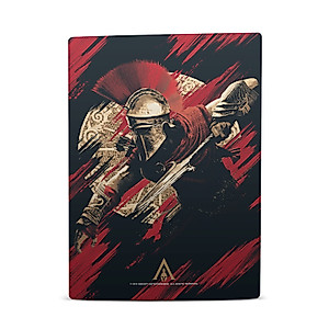Head Case Designs Officially Licensed Assassin's Creed Alexios Odyssey Artwork Matte Vinyl Faceplate Sticker Gaming Skin Case Cover Compatible with Sony Playstation 5 PS5 Digital Edition Console