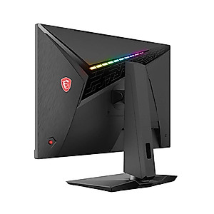 MSI Non-Glare with Narrow Bezel Screen 165Hz 1ms Height Adjustment AMD Freesync HDMI/DP/USB HDR Ready 2560 X 1440 QHD 27” Gaming Monitor (Optix MAG272QR), Black