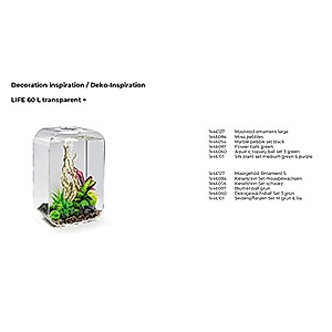 biOrb Silk Plant Set Medium Green & Purple